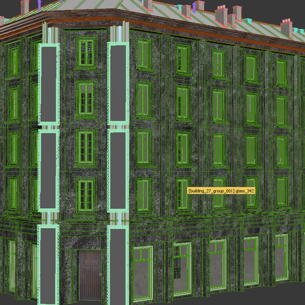 Historic Corner Building 3D model - Download Buildings on 3DModels.org