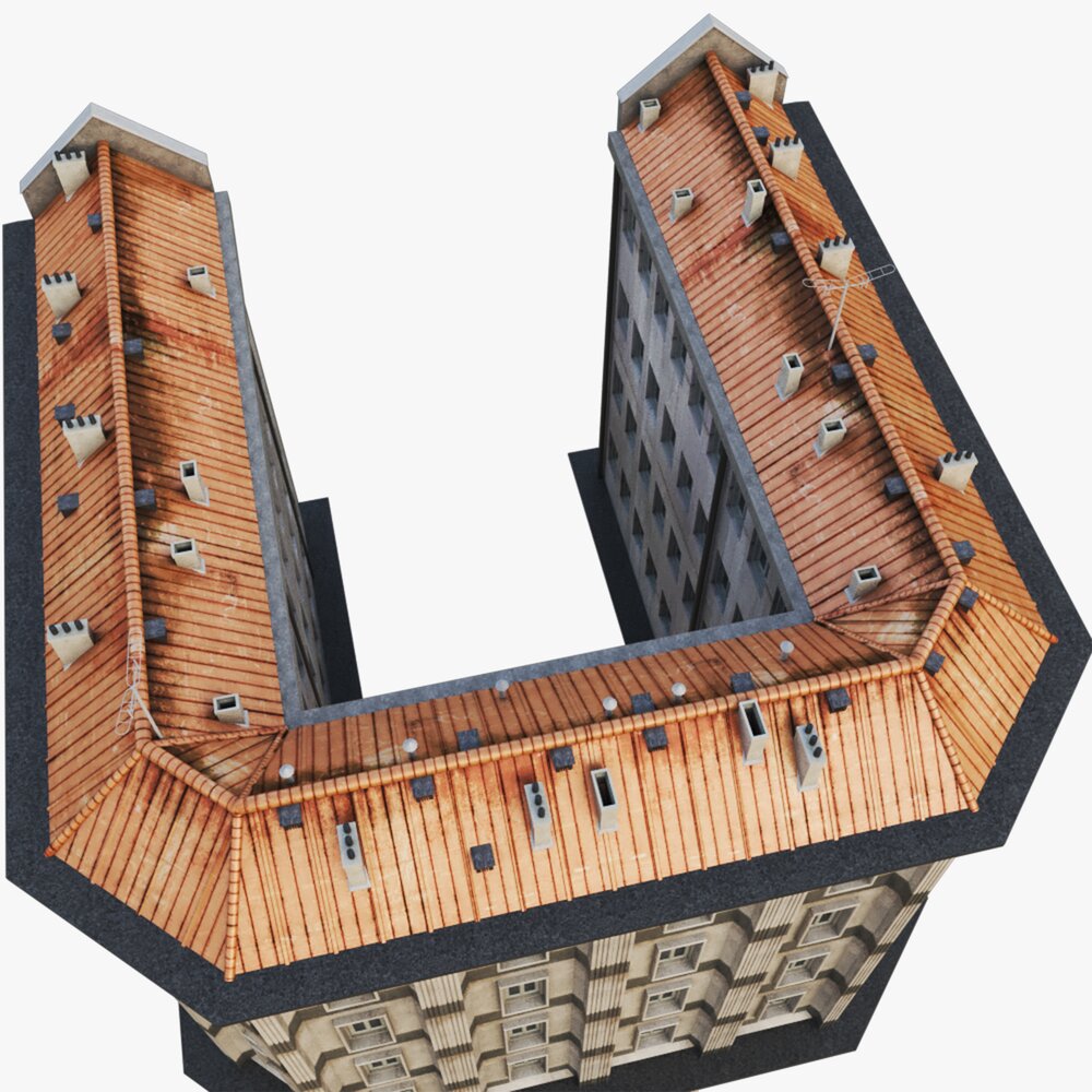 Classic Urban Building Design 3D 모델 - 다운로드 건축물 on 3DModels.org