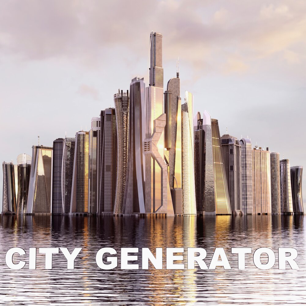 Modern Skyscraper Large Building 3D model - Download Buildings on ...