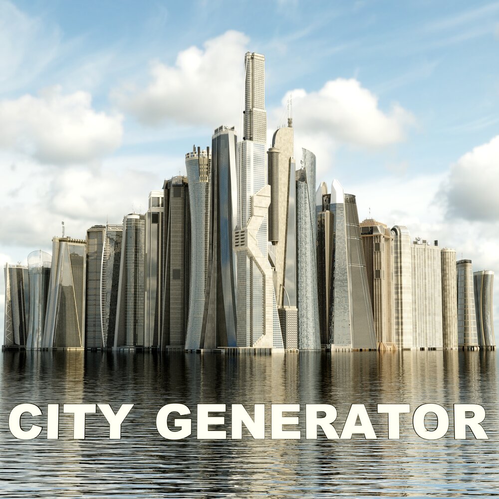 Generic Modern Skyscraper Building 3D model - Download Buildings on ...
