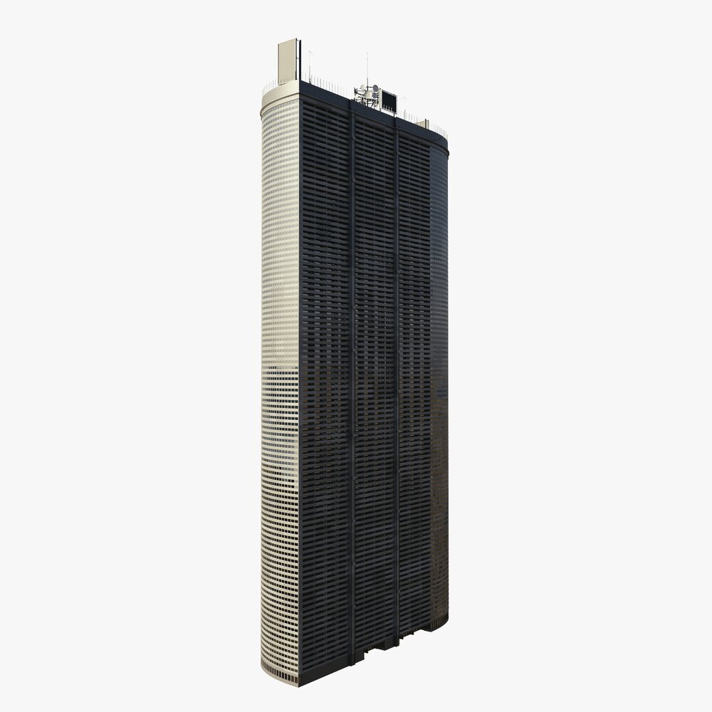 Modern Skyscraper Large Building Design 3D model - Download Buildings ...
