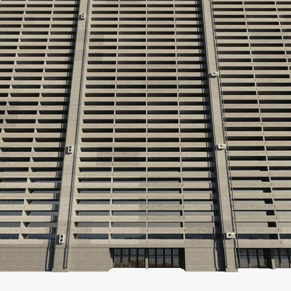 Modern Skyscraper Large Building Design 3D model - Download Buildings ...