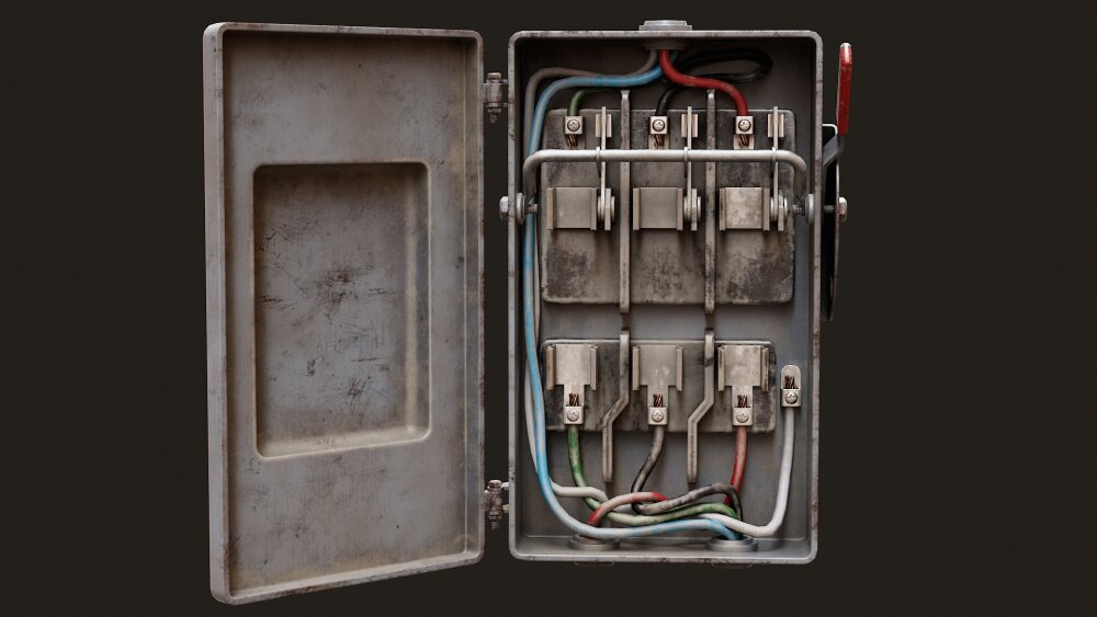 Fuse Box 3D model - Download Building components on 3DModels.org