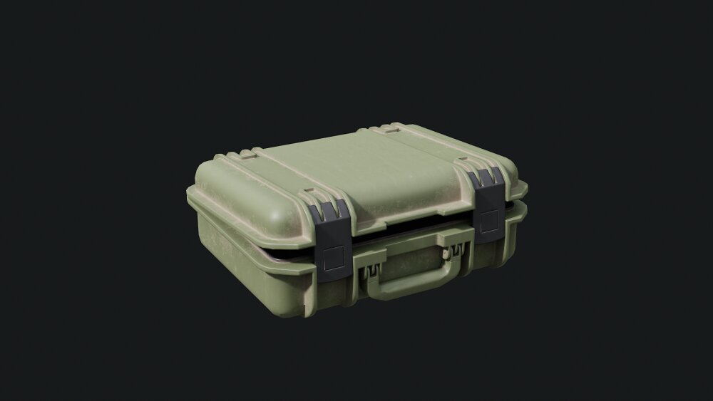 Protective Waterproof Military Hard Case with Foam Interior Inserts 3D ...