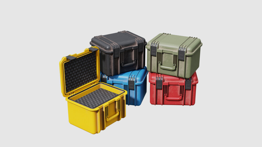 Protective Storage Military Cases with Foam Inserts in Multiple Colors ...