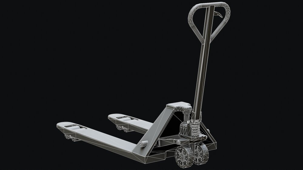 Pallet Jack 3D model - Download Tools on 3DModels.org