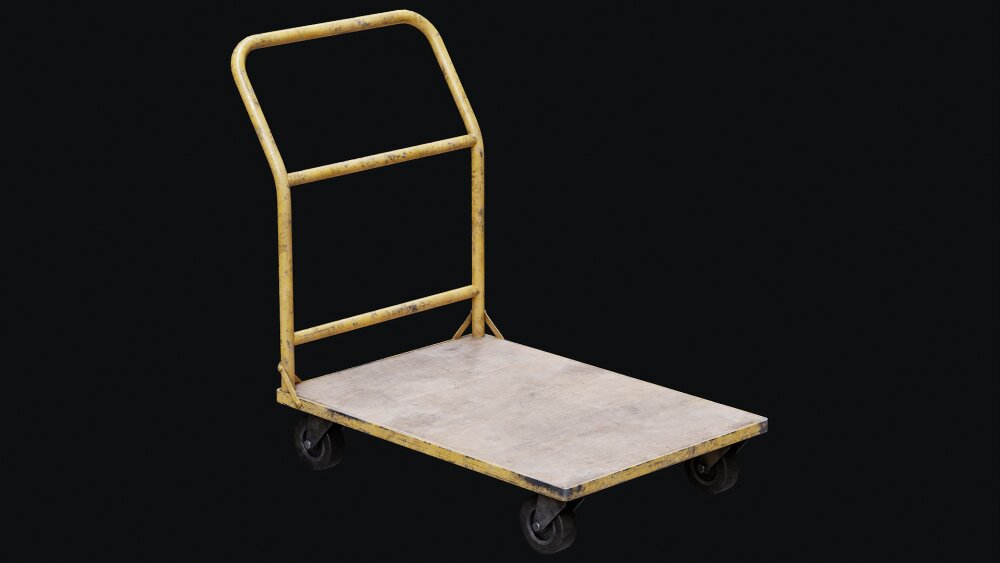 Platform Trolley 3D model - Download Tools on 3DModels.org