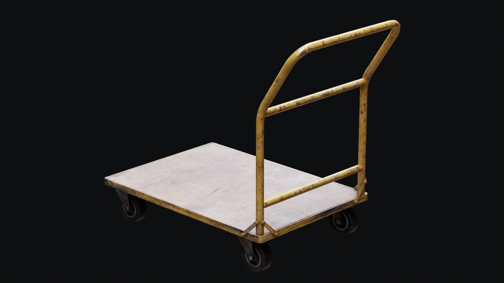 Platform Trolley 3D model - Download Tools on 3DModels.org