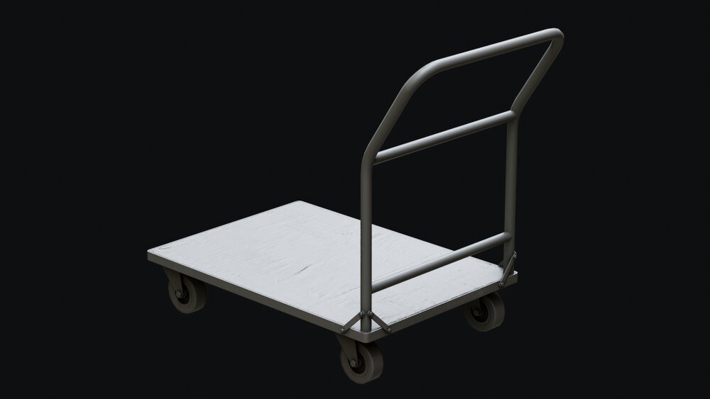 Platform Trolley 3D model - Download Tools on 3DModels.org