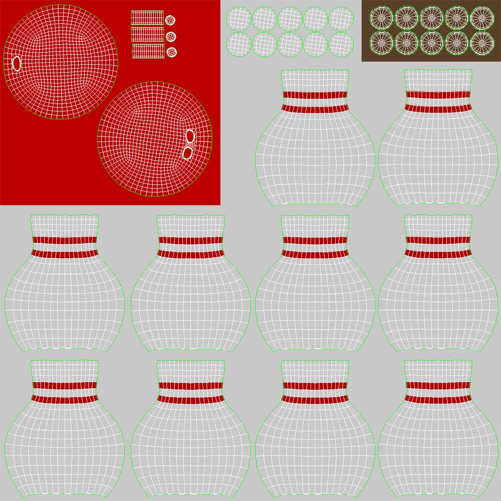 Bowling Ball and Pins 3D model - Download Sports Equipment on 3DModels.org