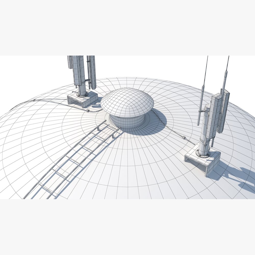 Water Tower 3D model - Download Infrastructure Buildings on 3DModels.org