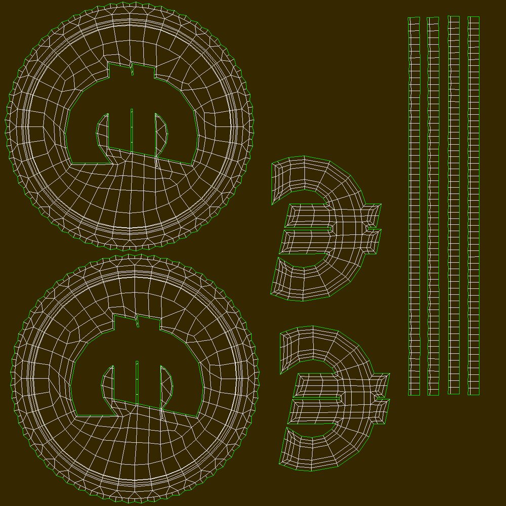 Gold Coin with Euro Symbol 3D model - Download Coins, Banknotes on ...