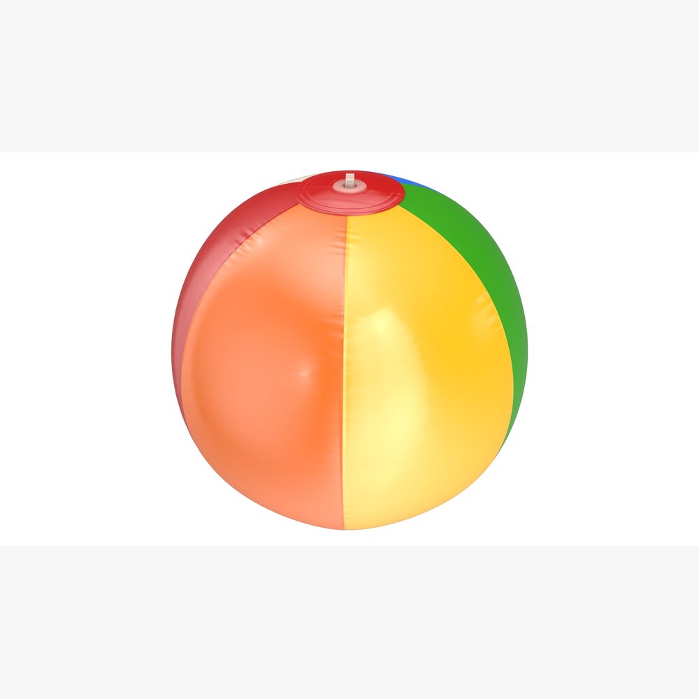 Colorful Beach Ball 3D model - Download Toys on 3DModels.org