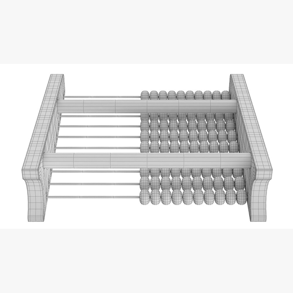 Ábaco de Madera Modelo 3D - Descargar Papelería on 3DModels.org
