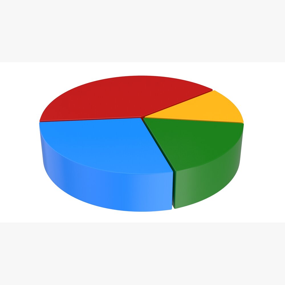 Pie Graph 3D model - Download Symbols on 3DModels.org