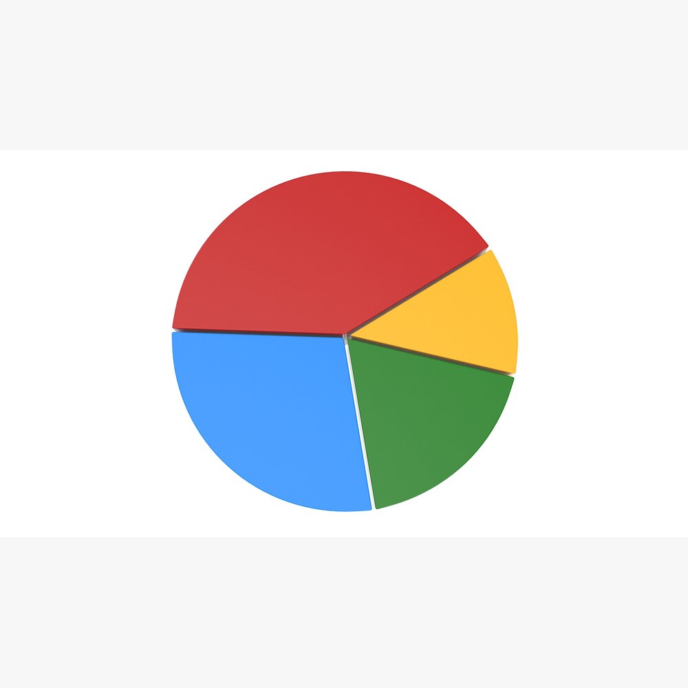 Pie Graph 3D model - Download Symbols on 3DModels.org