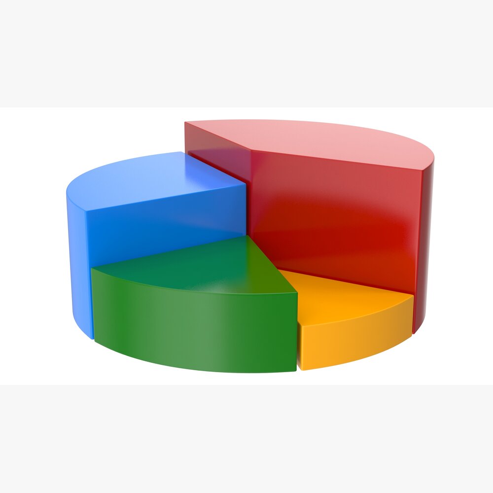 Pie Graph 3D model - Download Symbols on 3DModels.org