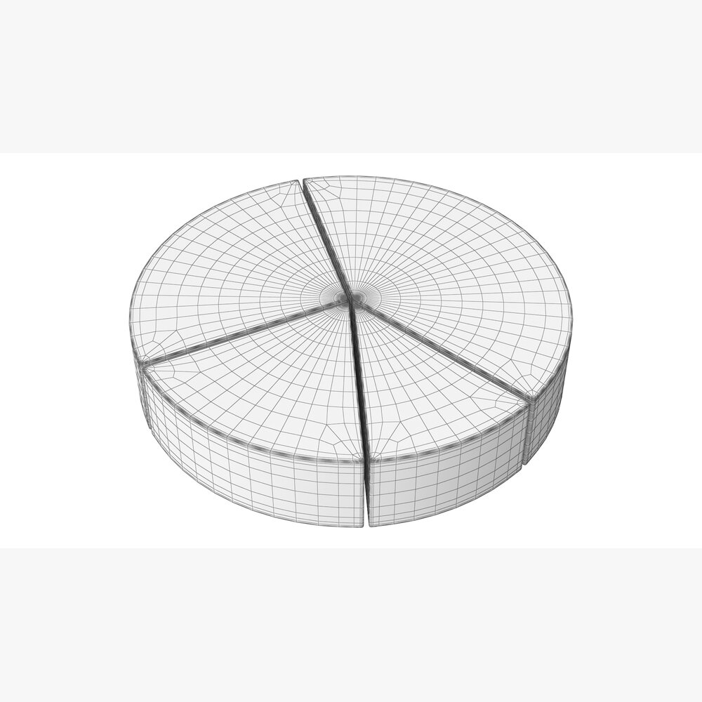 Pie Graph 3D model - Download Symbols on 3DModels.org