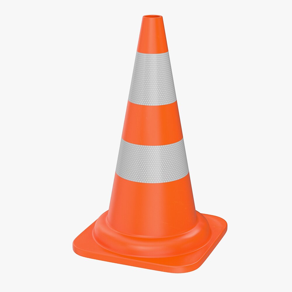 Medium Traffic Cone 3D model - Download Street elements on 3DModels.org