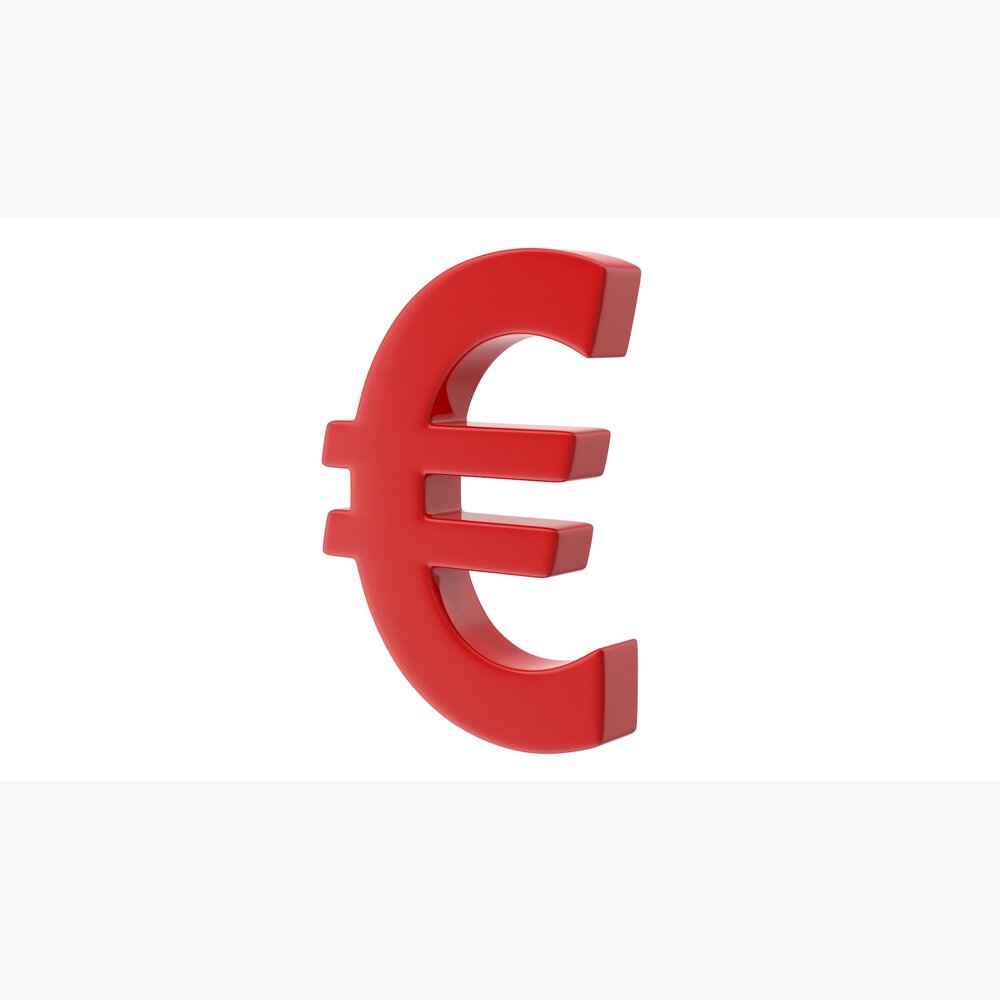 Euro Sign 3D model - Download Symbols on 3DModels.org