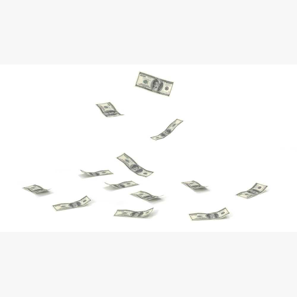 100 Dollar Bill 3D model - Download Coins, Banknotes on 3DModels.org