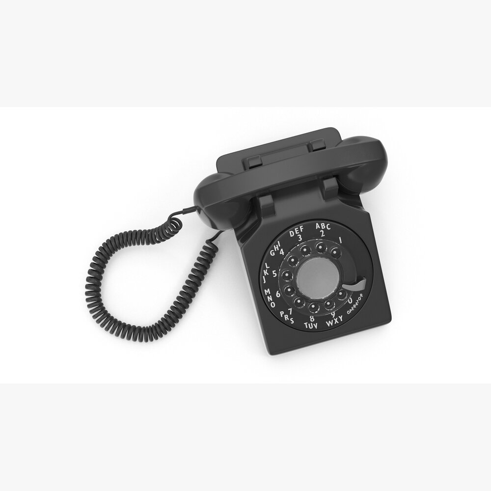 Old Table Phone 3D model - Download Phones on 3DModels.org