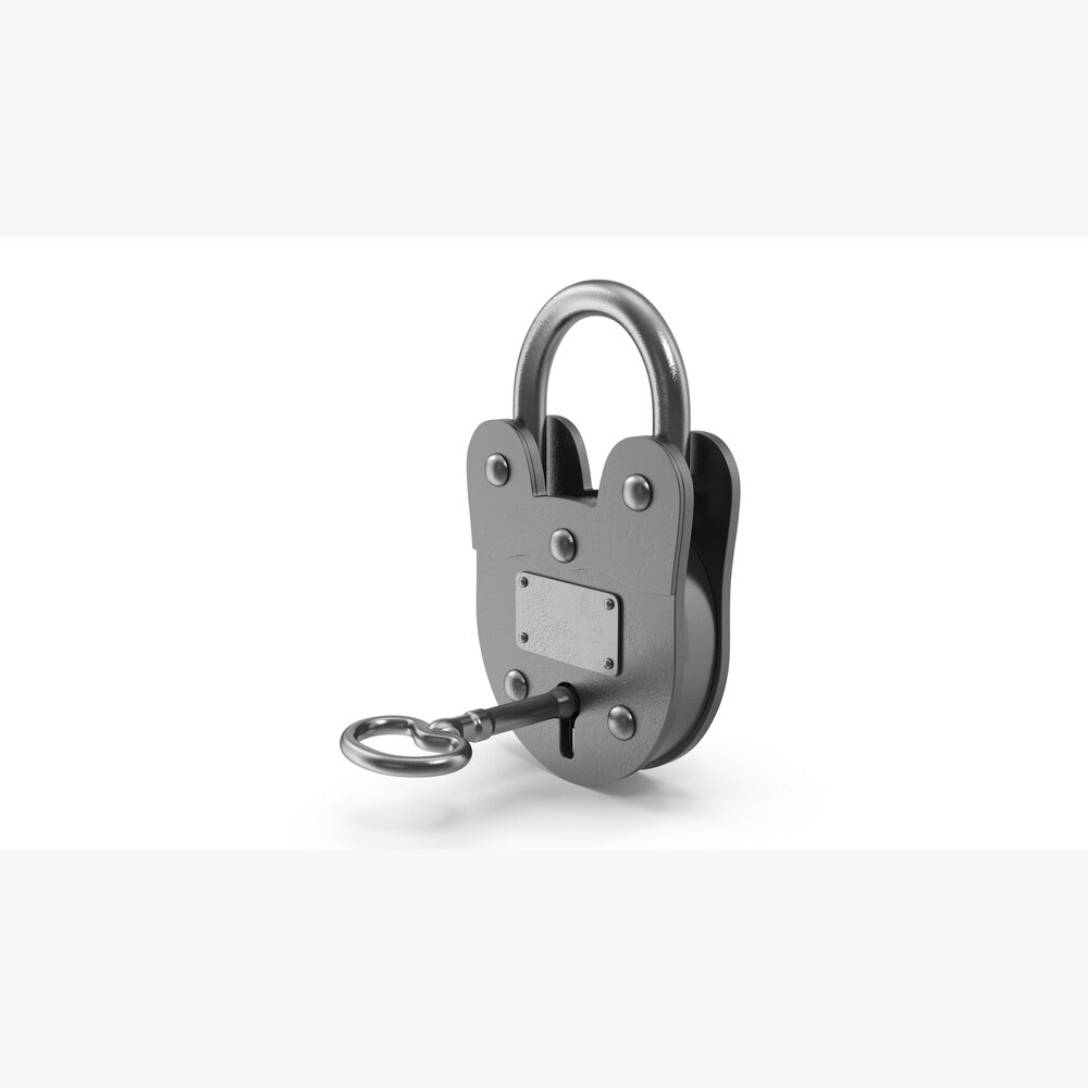 Lock and Key 3D model - Download Tools on 3DModels.org