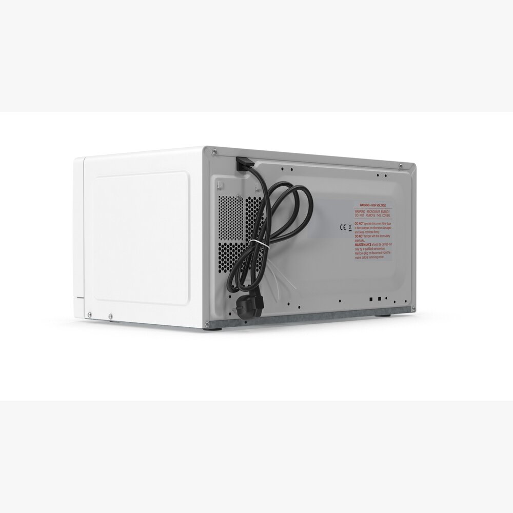 No Brand Microwave Oven 3D model - Download Home Appliances on 3DModels.org
