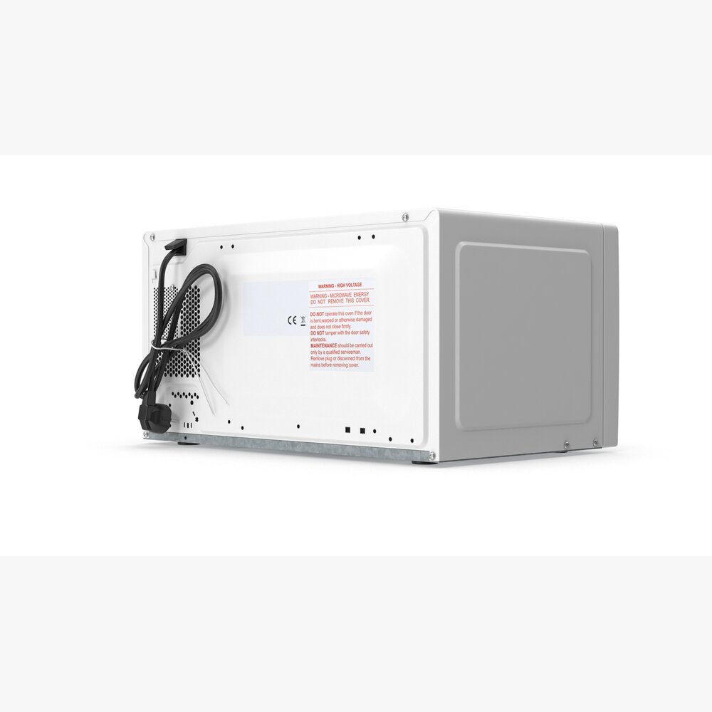 No Brand Microwave Oven 3D model - Download Home Appliances on 3DModels.org