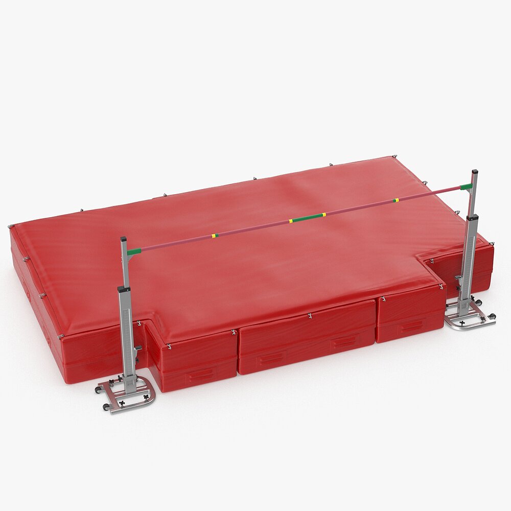 High Jump Mat 3D model - Download Sports Equipment on 3DModels.org