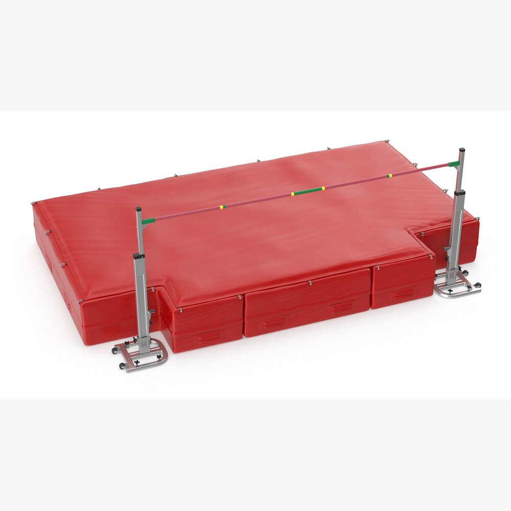 High Jump Mat 3D model - Download Sports Equipment on 3DModels.org