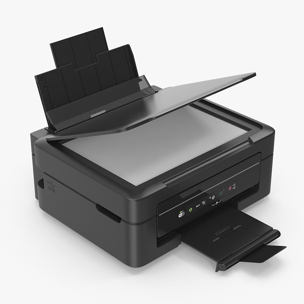 No Brand Impresora Escáner Combinado Modelo 3D - Descargar ...