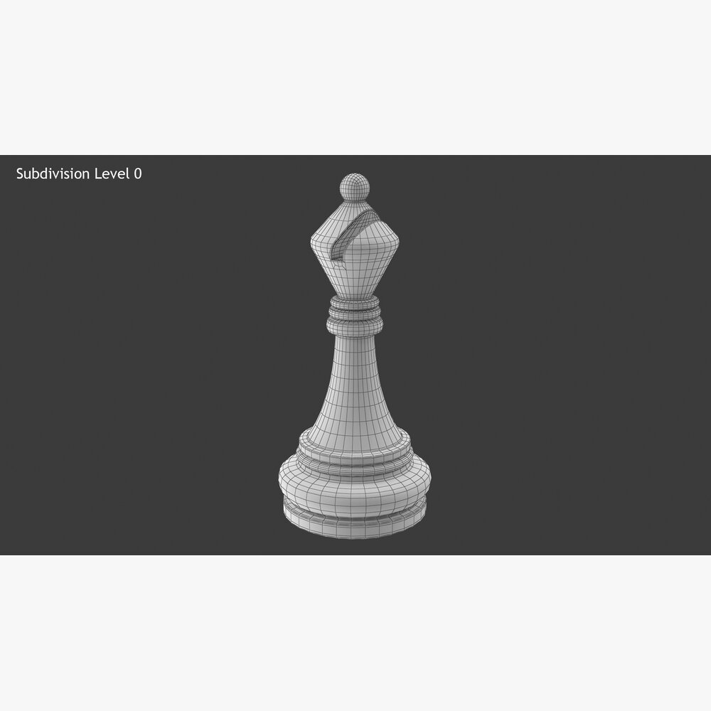 Chess Bishop 3D model - Download Toys on 3DModels.org