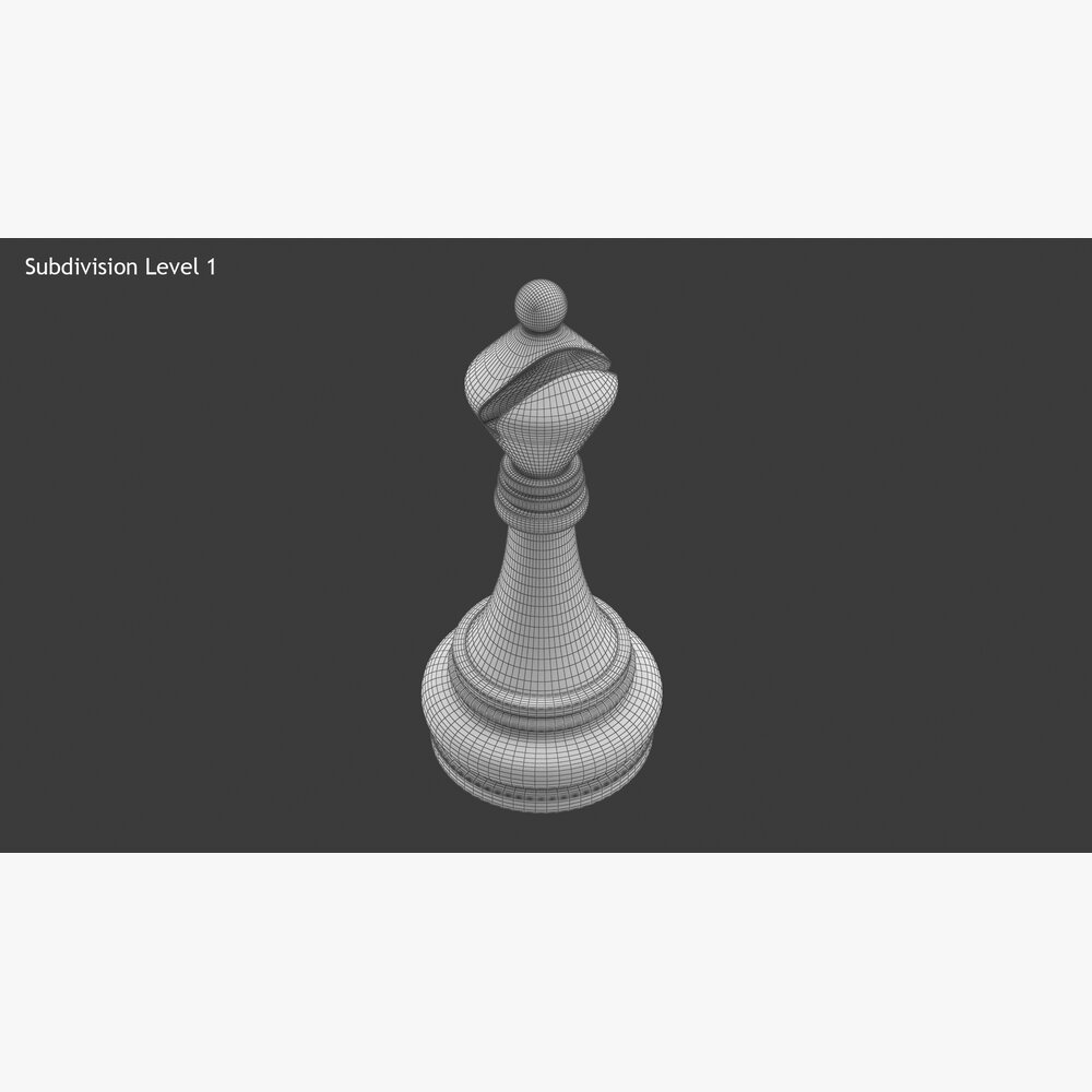 Chess Bishop 3D model - Download Toys on 3DModels.org