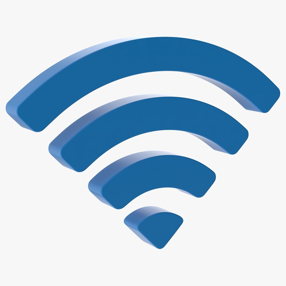 Símbolo de Wifi Modelo 3D - Descargar Símbolos on 3DModels.org