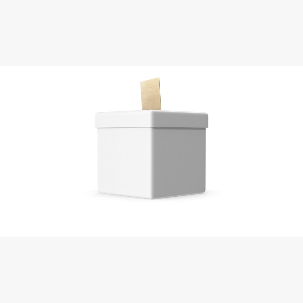 Vote Box Icon 3D model - Download Symbols on 3DModels.org