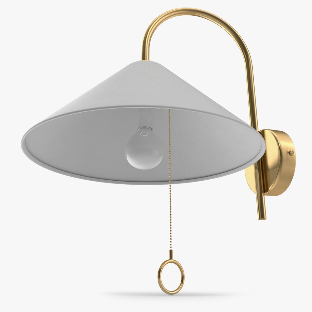 Wall Cone Lamp 3D model - Download Lamp on 3DModels.org