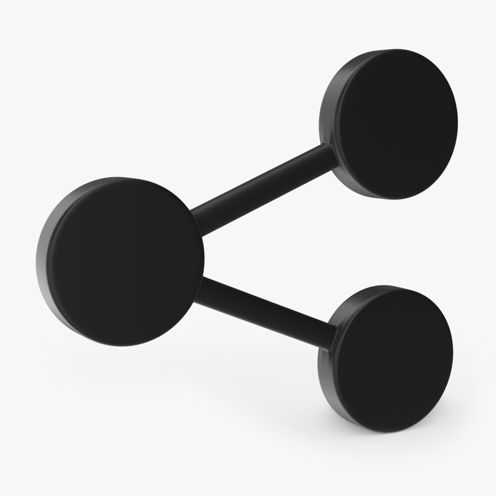 Share Web Icon 3D model - Download Symbols on 3DModels.org