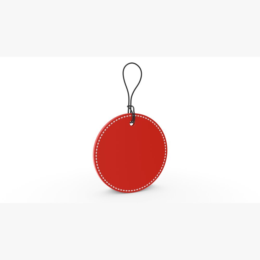 Red Circle Clothing Tag 3D model - Download Hobbies on 3DModels.org