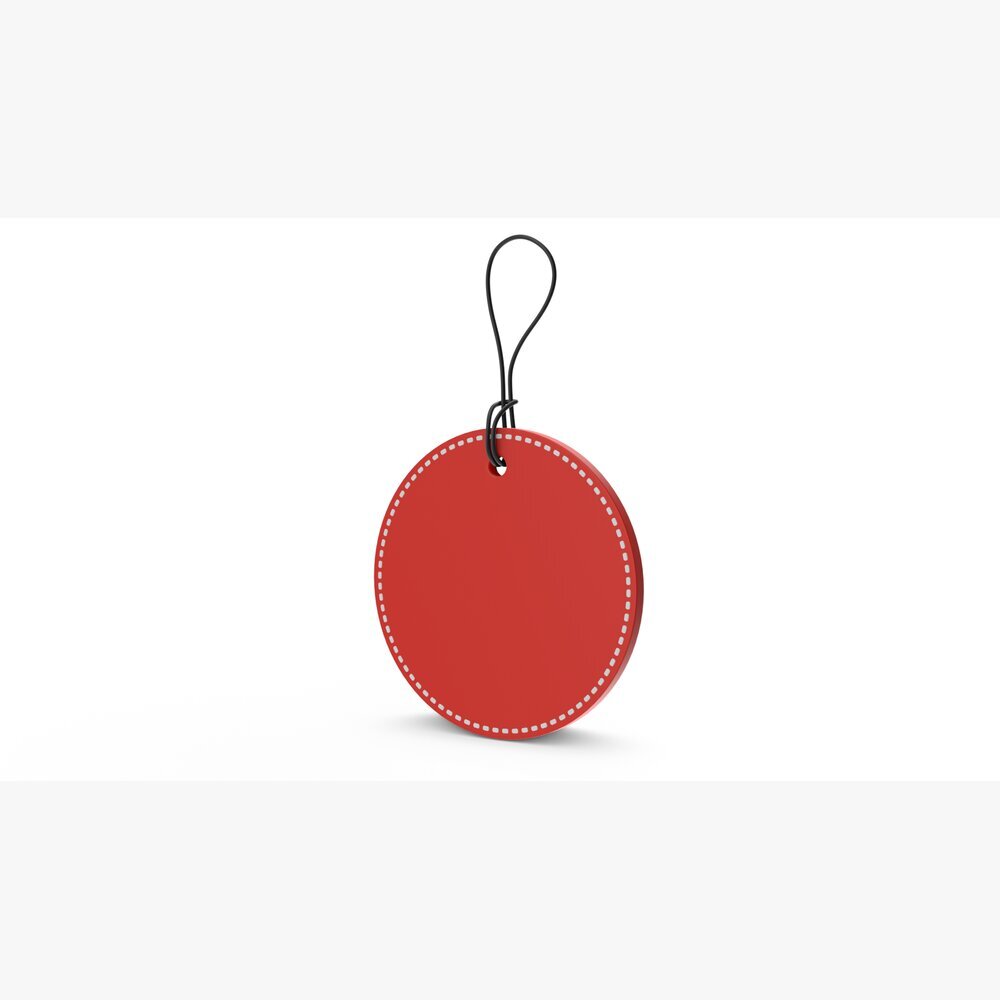 Red Circle Clothing Tag 3D model - Download Hobbies on 3DModels.org