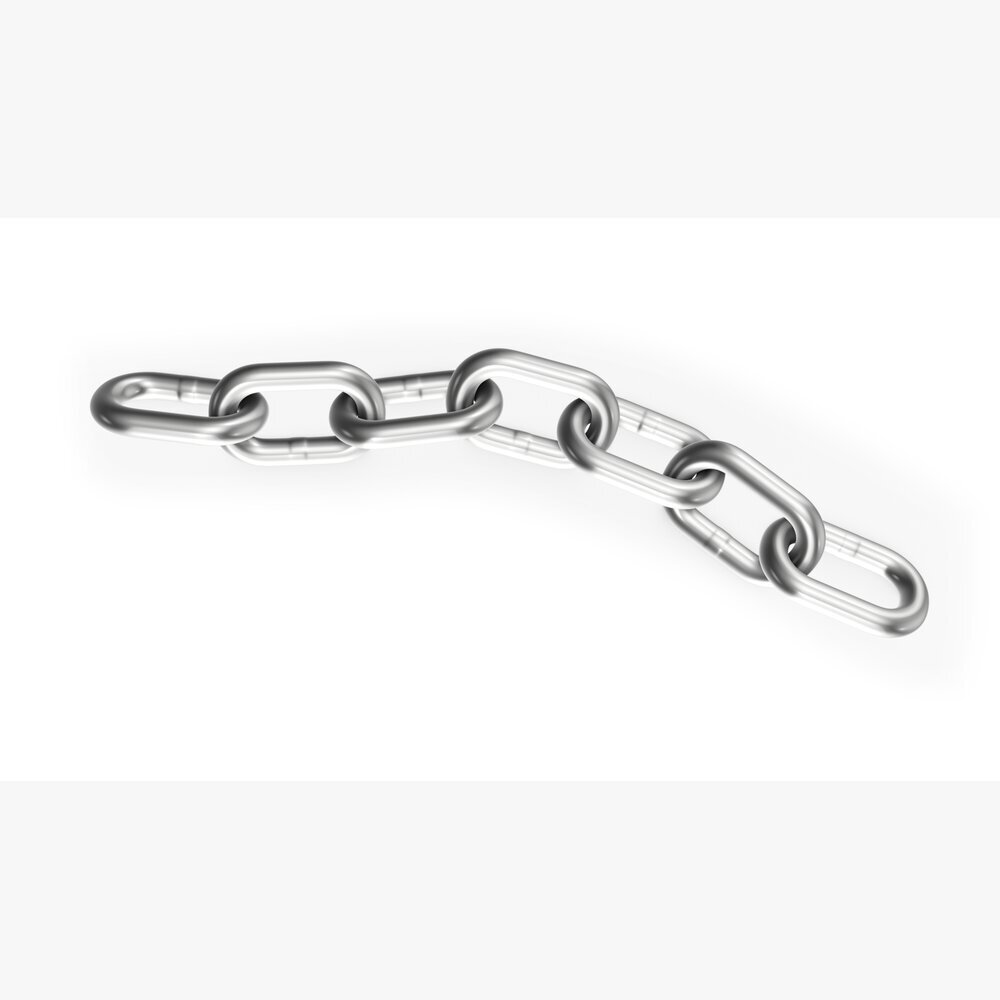 Simple Chrome Chain 3D model - Download Tools on 3DModels.org