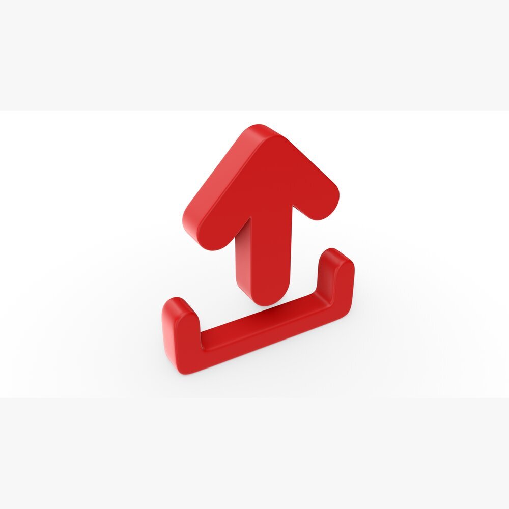 Upload Symbol Icon 3D model - Download Symbols on 3DModels.org