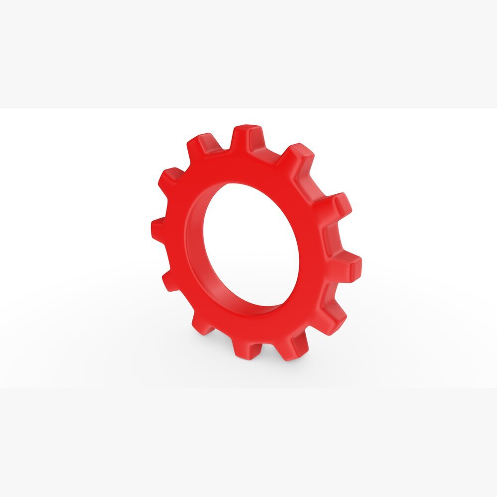 Icono De Engranaje 3d