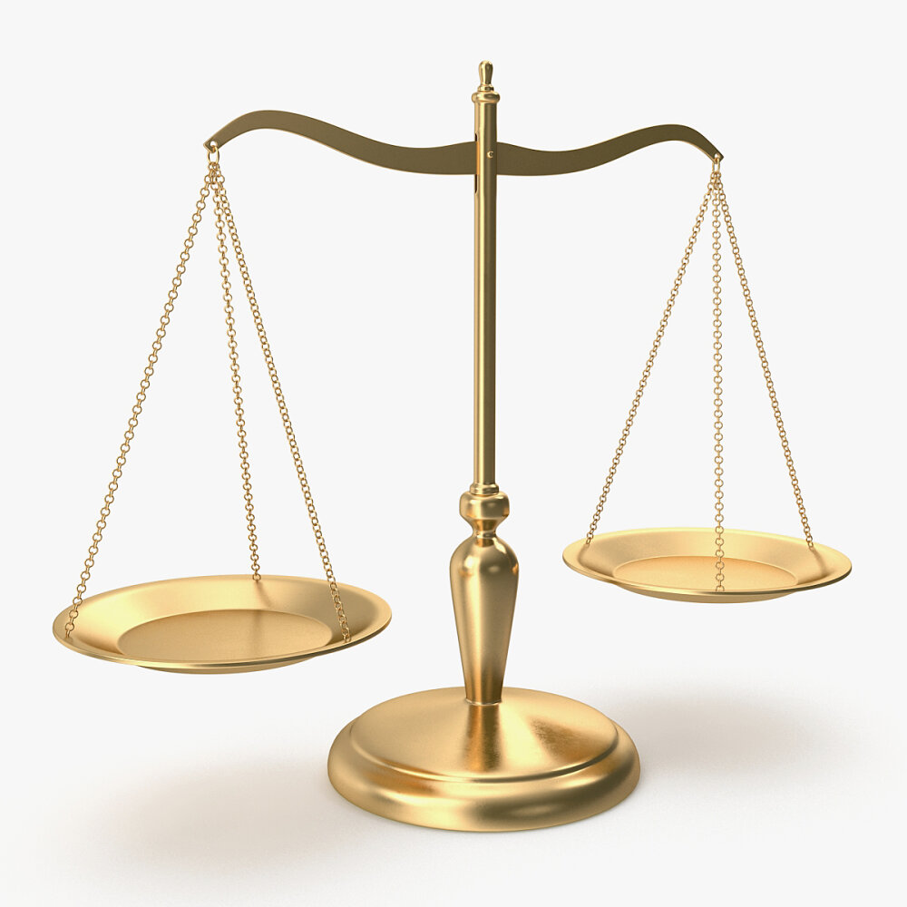 Scales of Justice 3D model - Download Tools on 3DModels.org