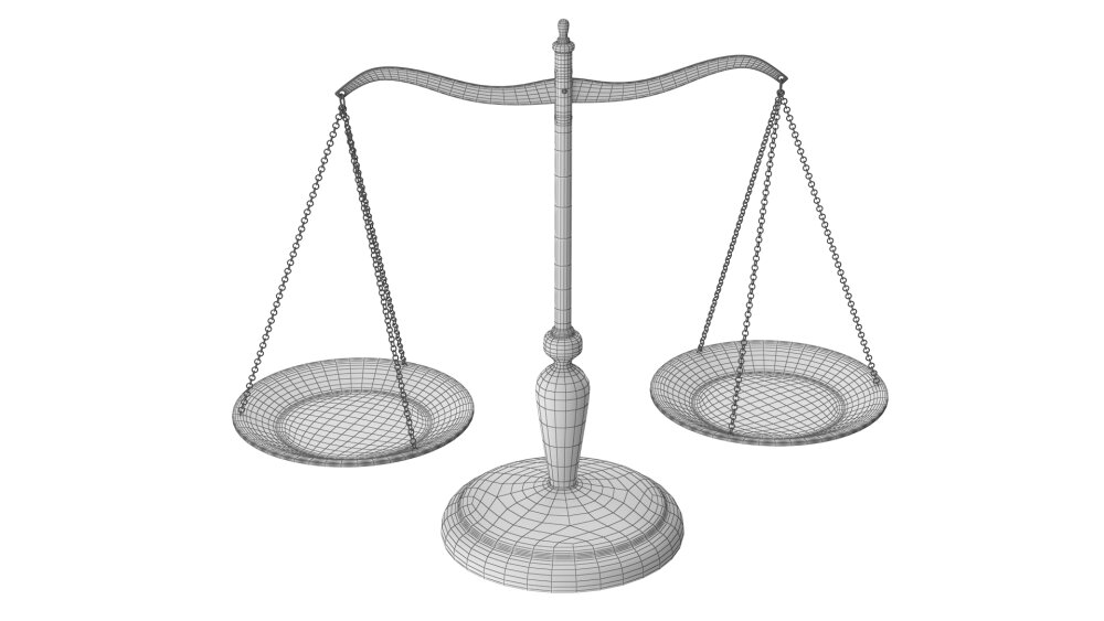 Scales of Justice 3D model - Download Tools on 3DModels.org