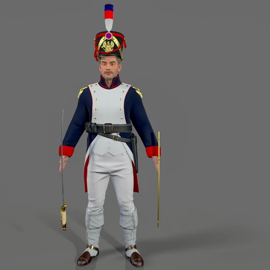 French soldiers 3D Models Download - 3DModels.org