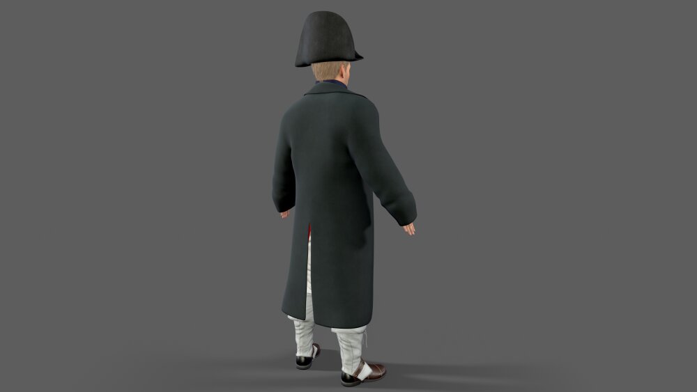 Napoleon Bonaparte 3D model - Download Character on 3DModels.org