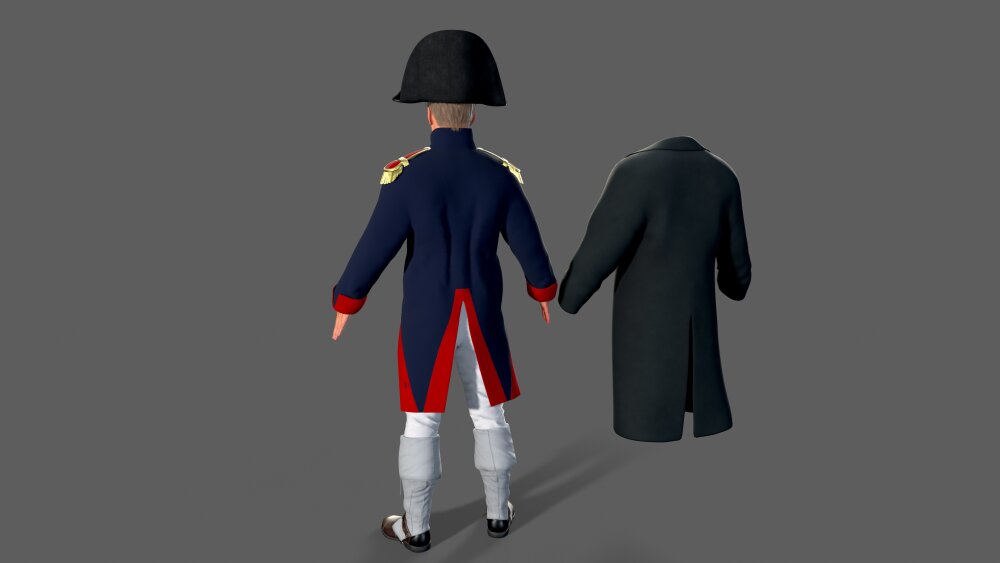Napoleon Bonaparte 3D model - Download Character on 3DModels.org