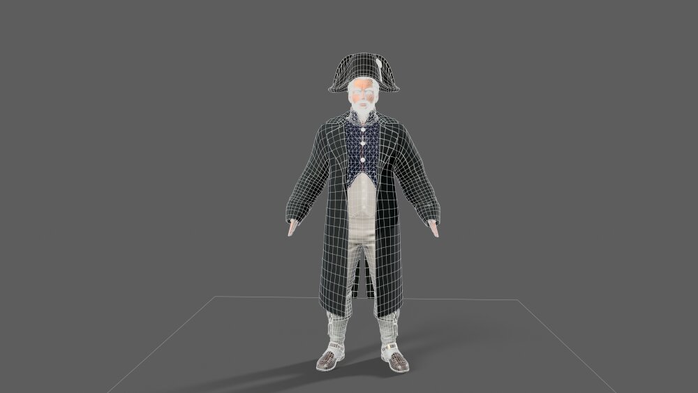 Napoleon Bonaparte 3D model - Download Character on 3DModels.org