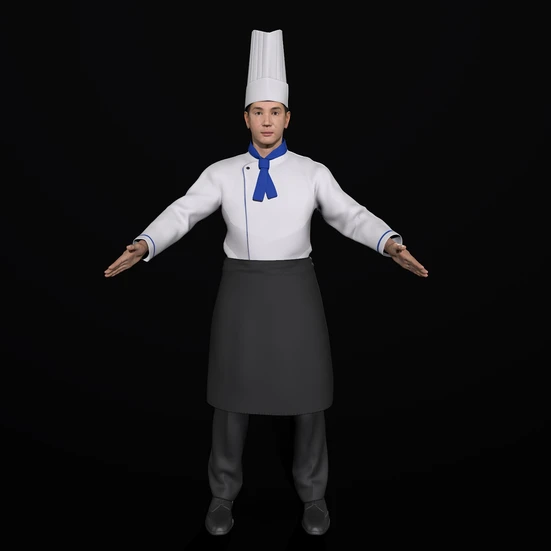 Chef 3D Models Download - 3DModels.org